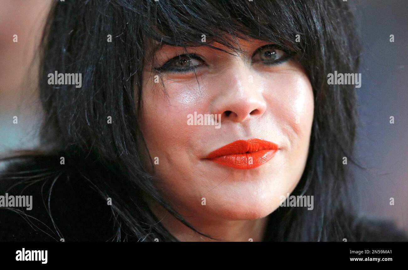 British singer Alex Hepburn poses during the French League One soccer ...
