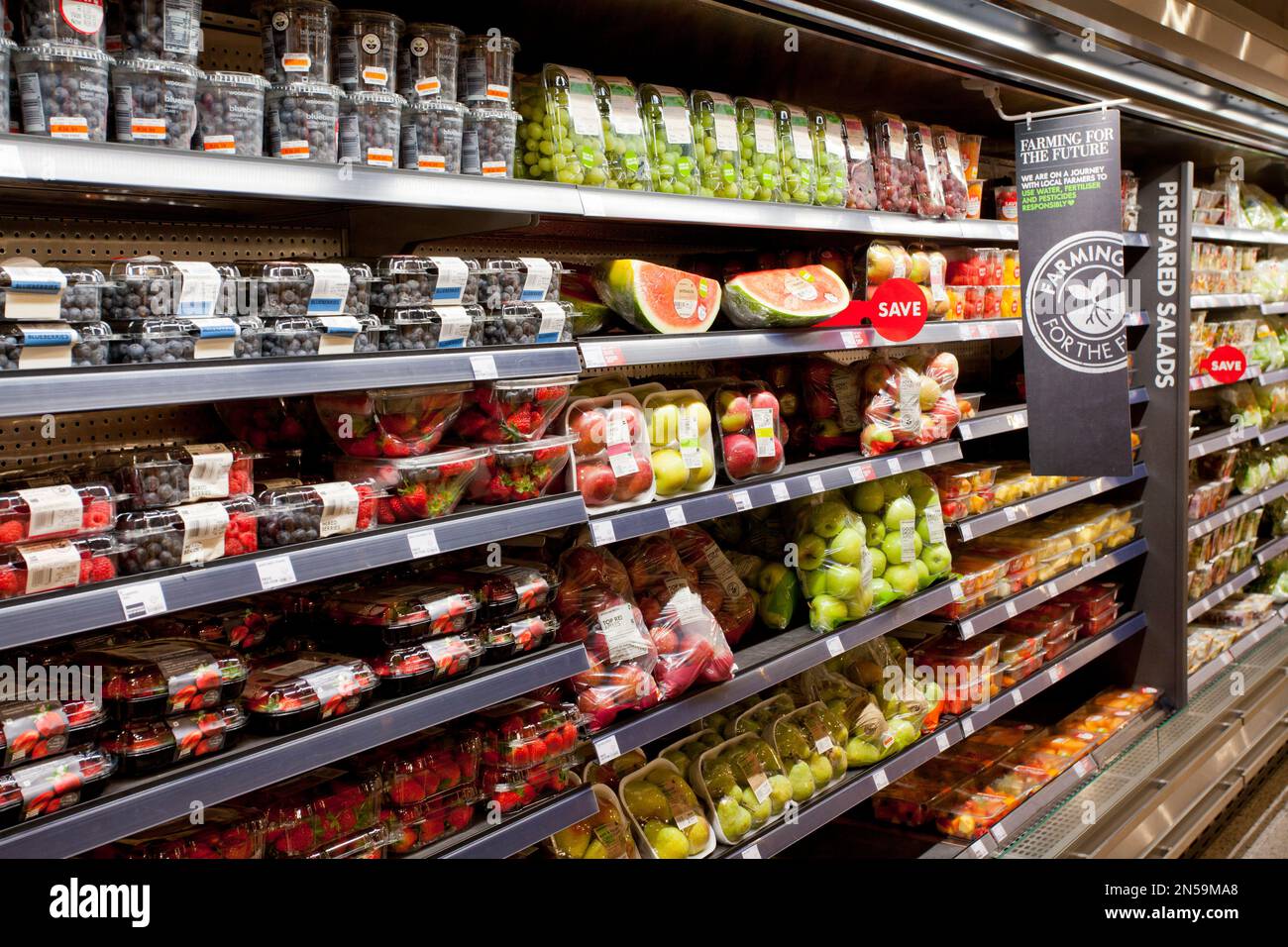 Woolworths groceries at the Woolies foodmarket, Table Bay Mall Stock ...