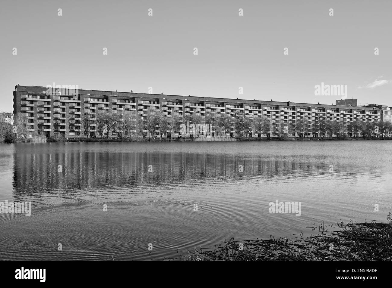 Vestersøhus, apartment building, designed by Kay Fisker, 1939 ...