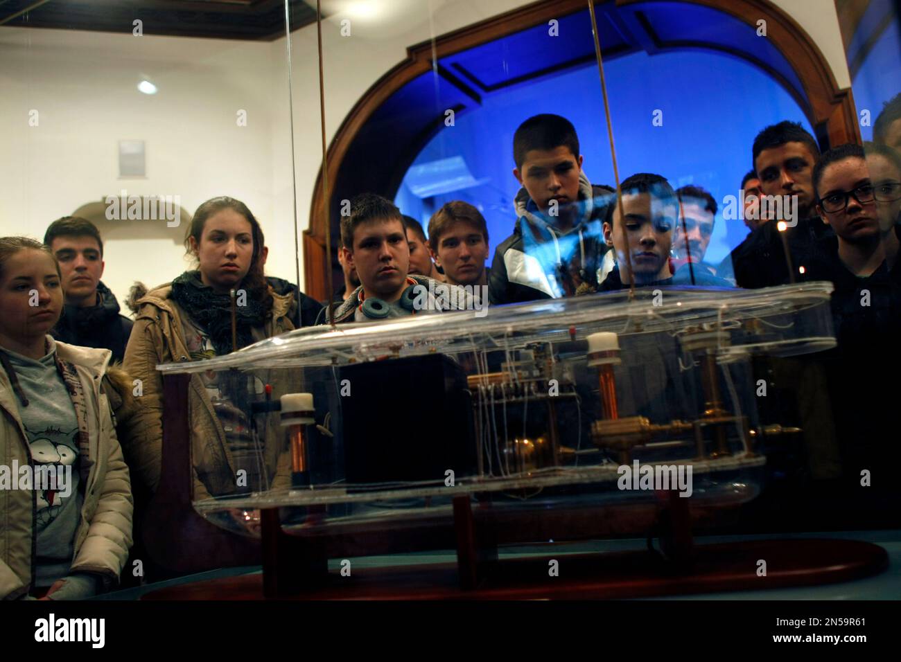 In this photo taken Friday, March 7, 2014, elementary school students ...