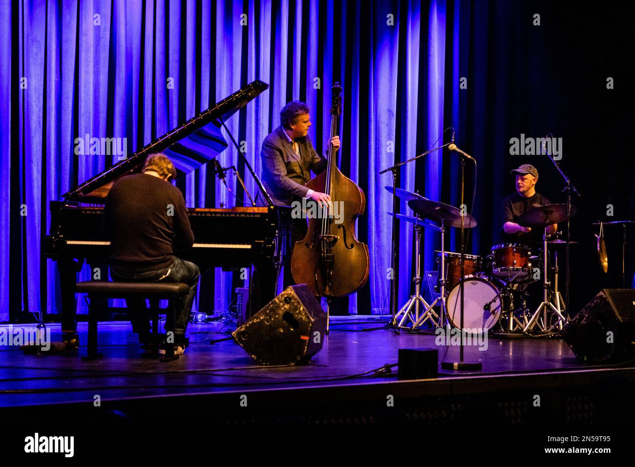 Copenhagen, Denmark. 08th Feb, 2023. The international jazz trio ...