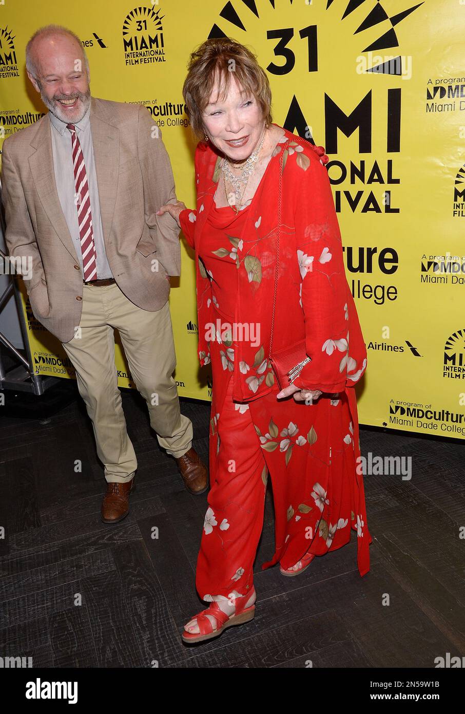 Director Michael Radford and actress Shirley Maclaine attend the world ...