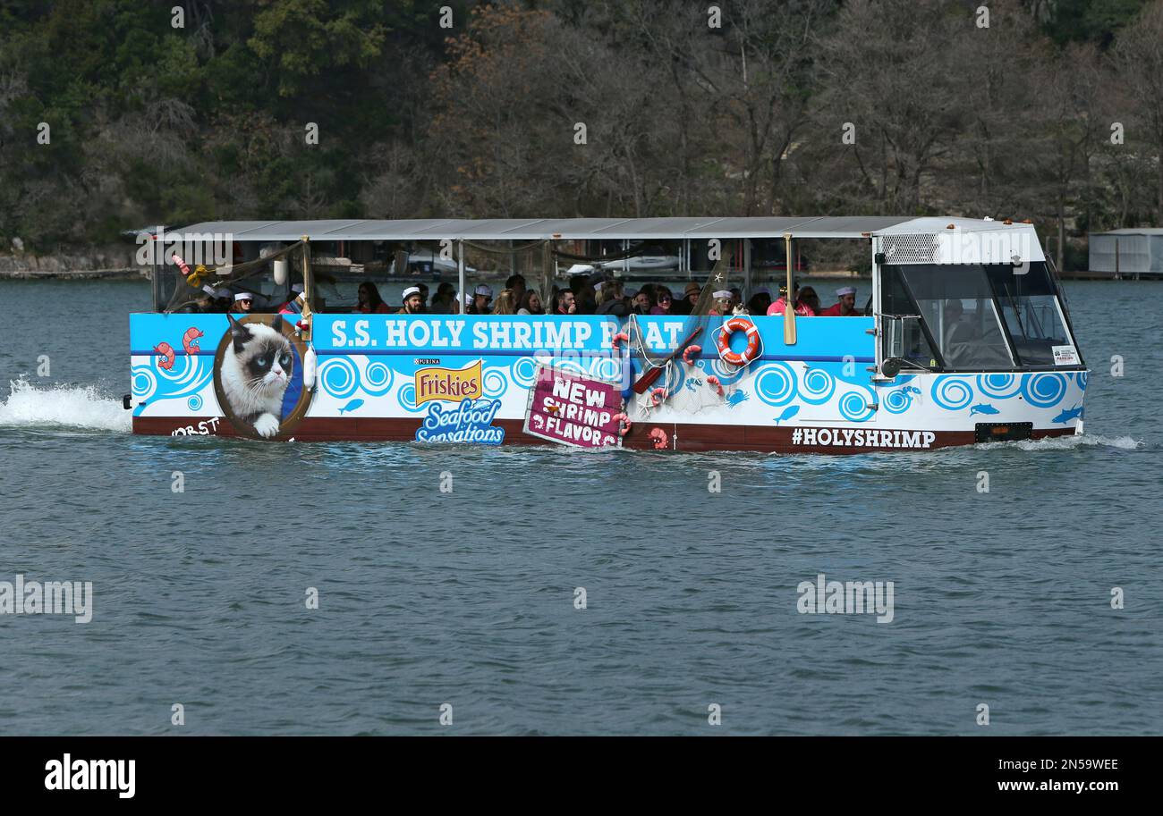 Passengers join Grumpy Cat, the “Worst Mate,” of the Friskies’ S.S ...