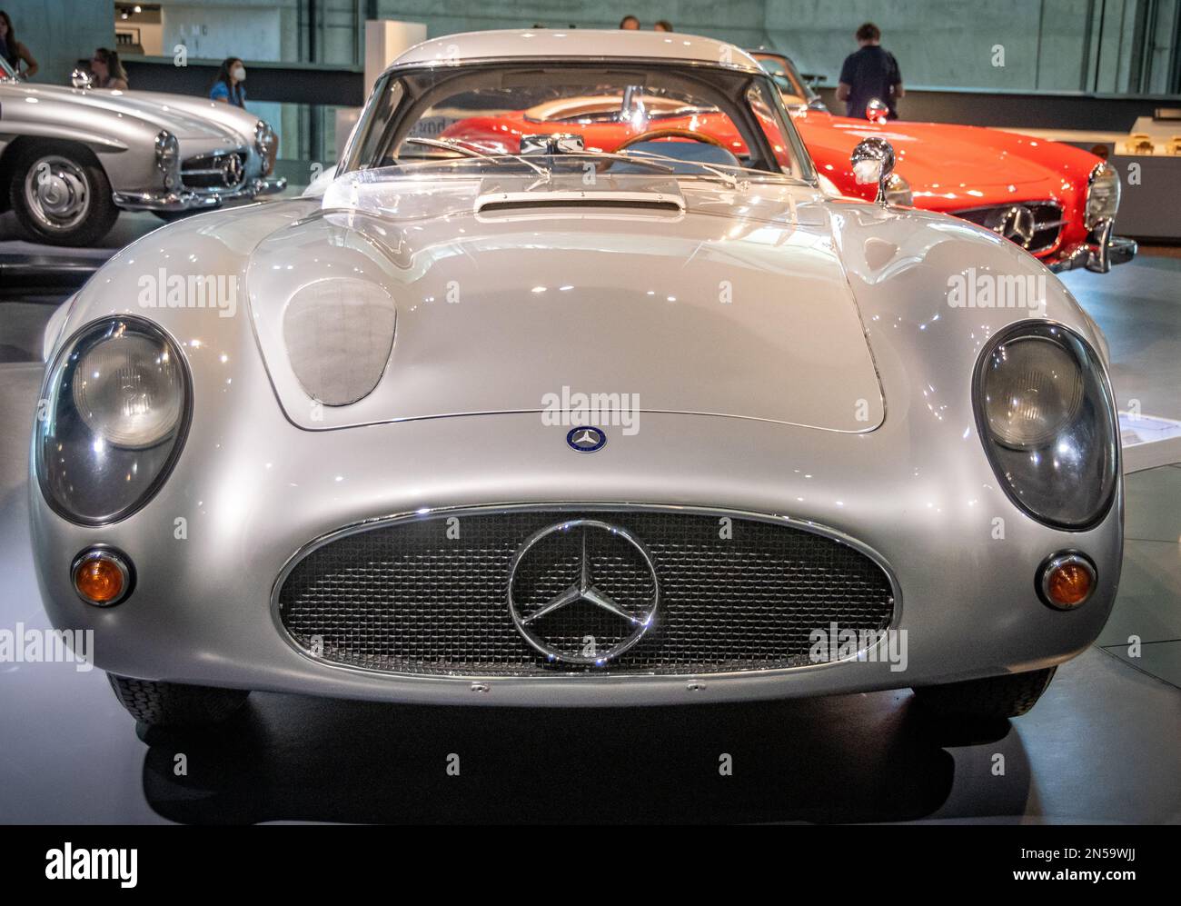 Mercedes-Benz Museum Stuttgart Germany 300 SLR - Worlds Most expensive car Stock Photo - Alamy