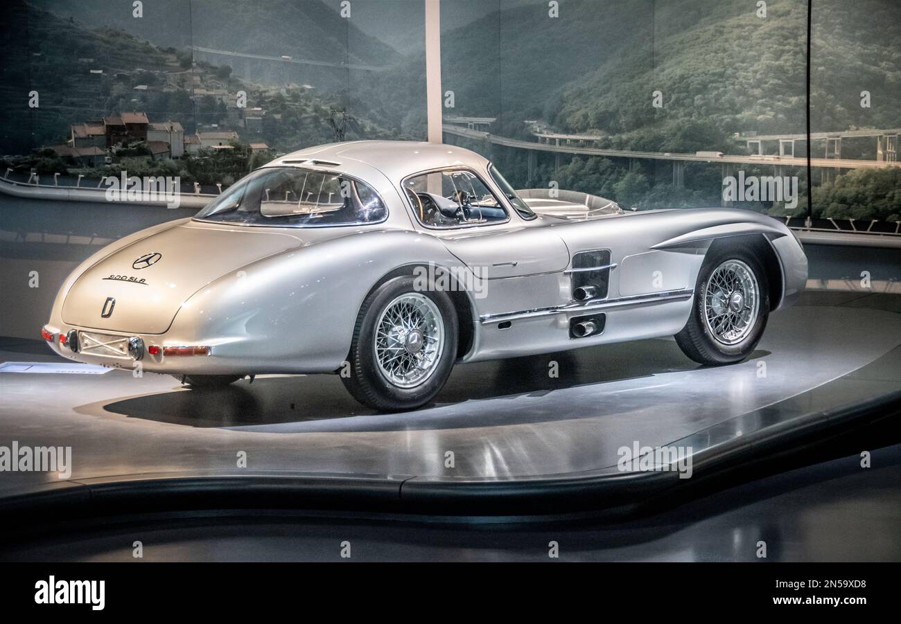 Mercedes-Benz Museum Stuttgart Germany 300 SLR - Worlds Most expensive car Stock Photo - Alamy