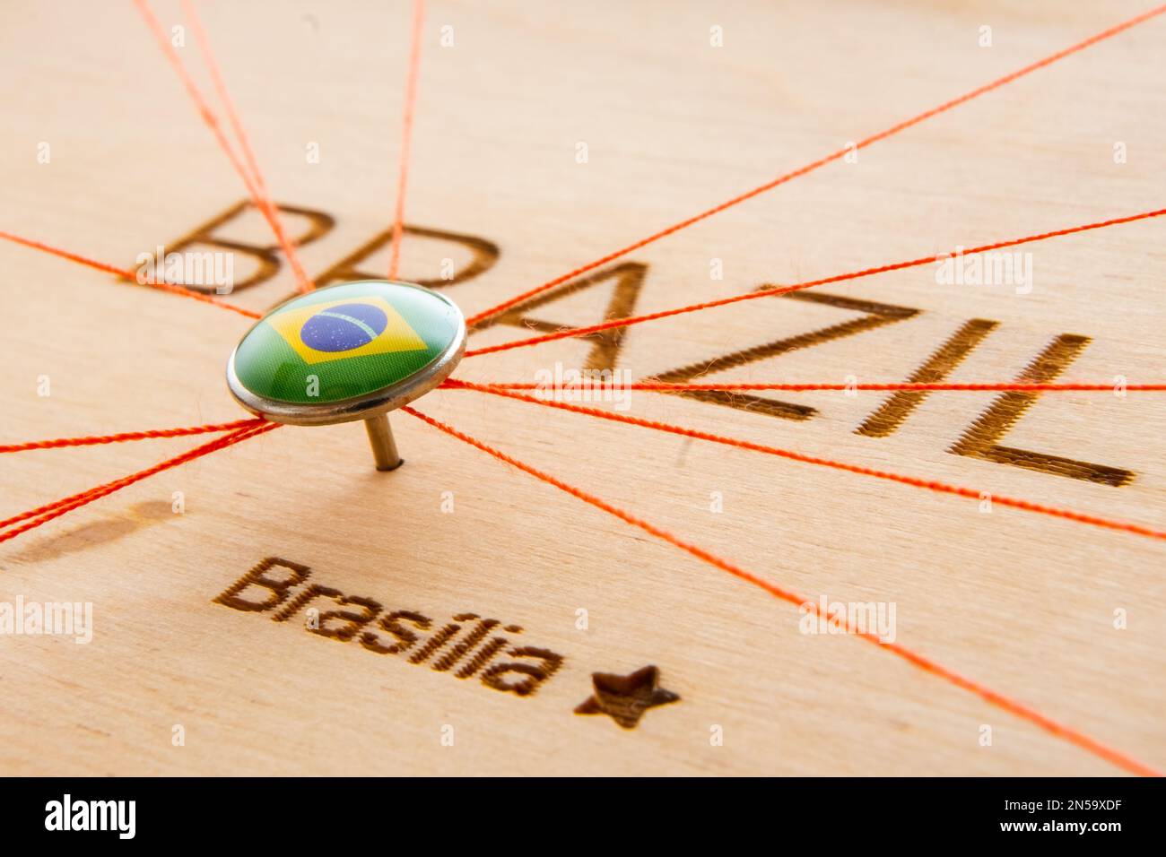 Creative brazil map hi-res stock photography and images - Alamy