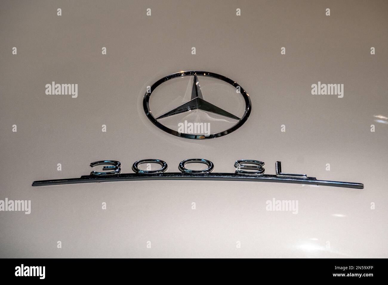 Mercedes-Benz Museum Stuttgart Germany 300 SL Gullwing Stock Photo - Alamy