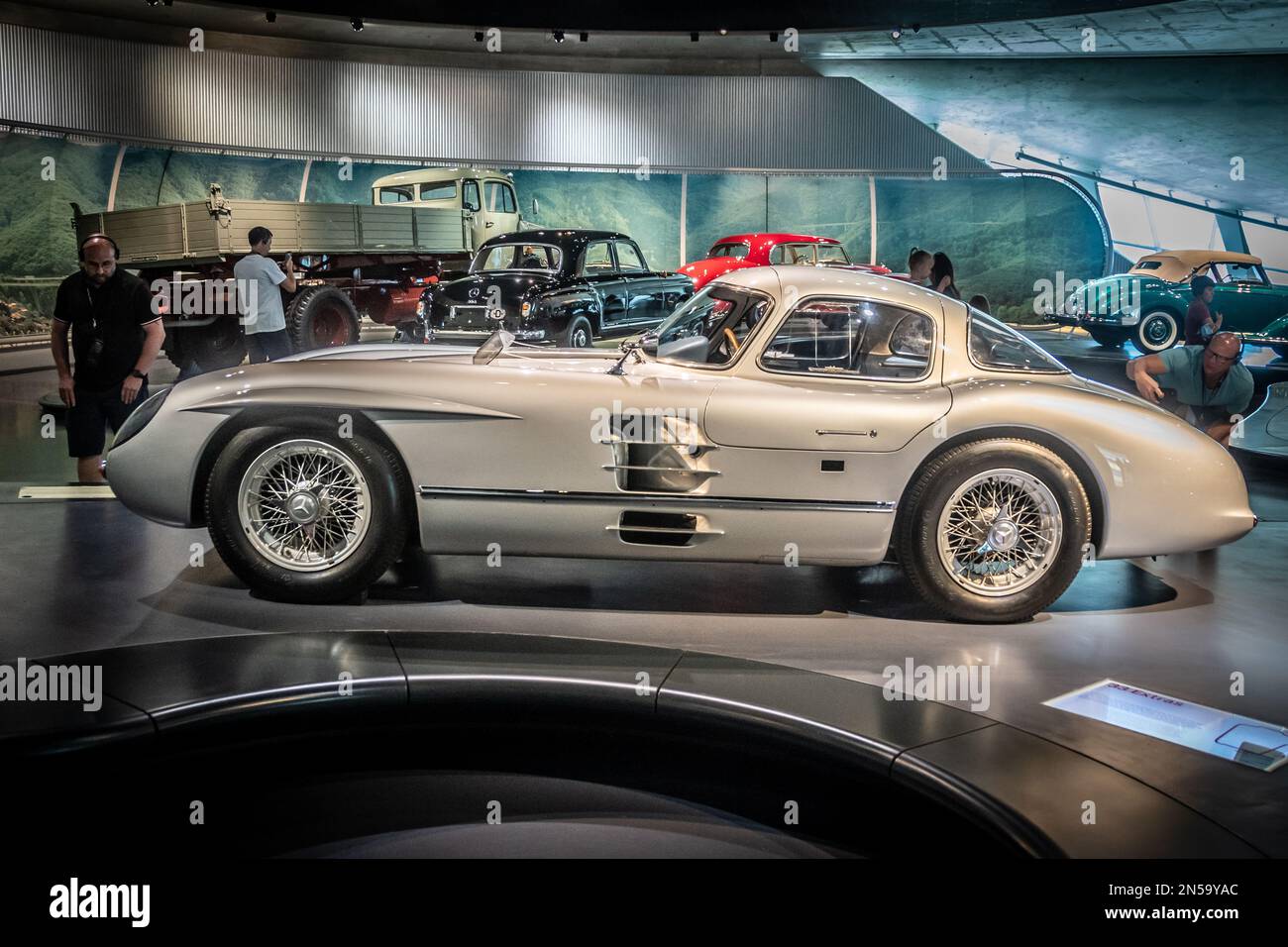 Mercedes-Benz Museum Stuttgart Germany 300 SLR - Worlds Most expensive car Stock Photo - Alamy