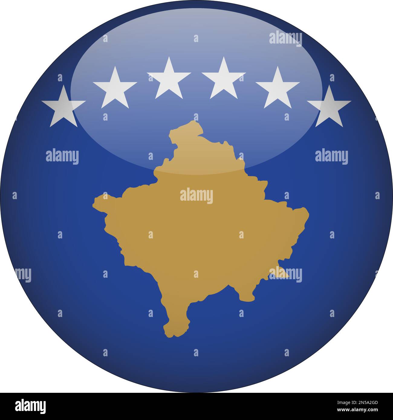 Kosovo national colors Stock Vector Images - Alamy