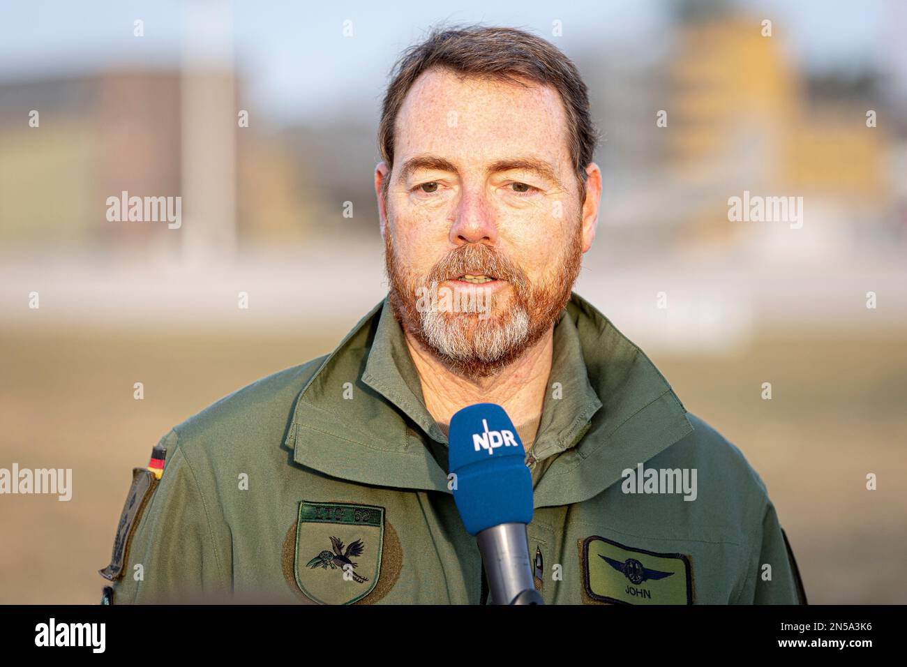Wunstorf, Germany. 09th Feb, 2023. Colonel Christian John, Commodore of ...
