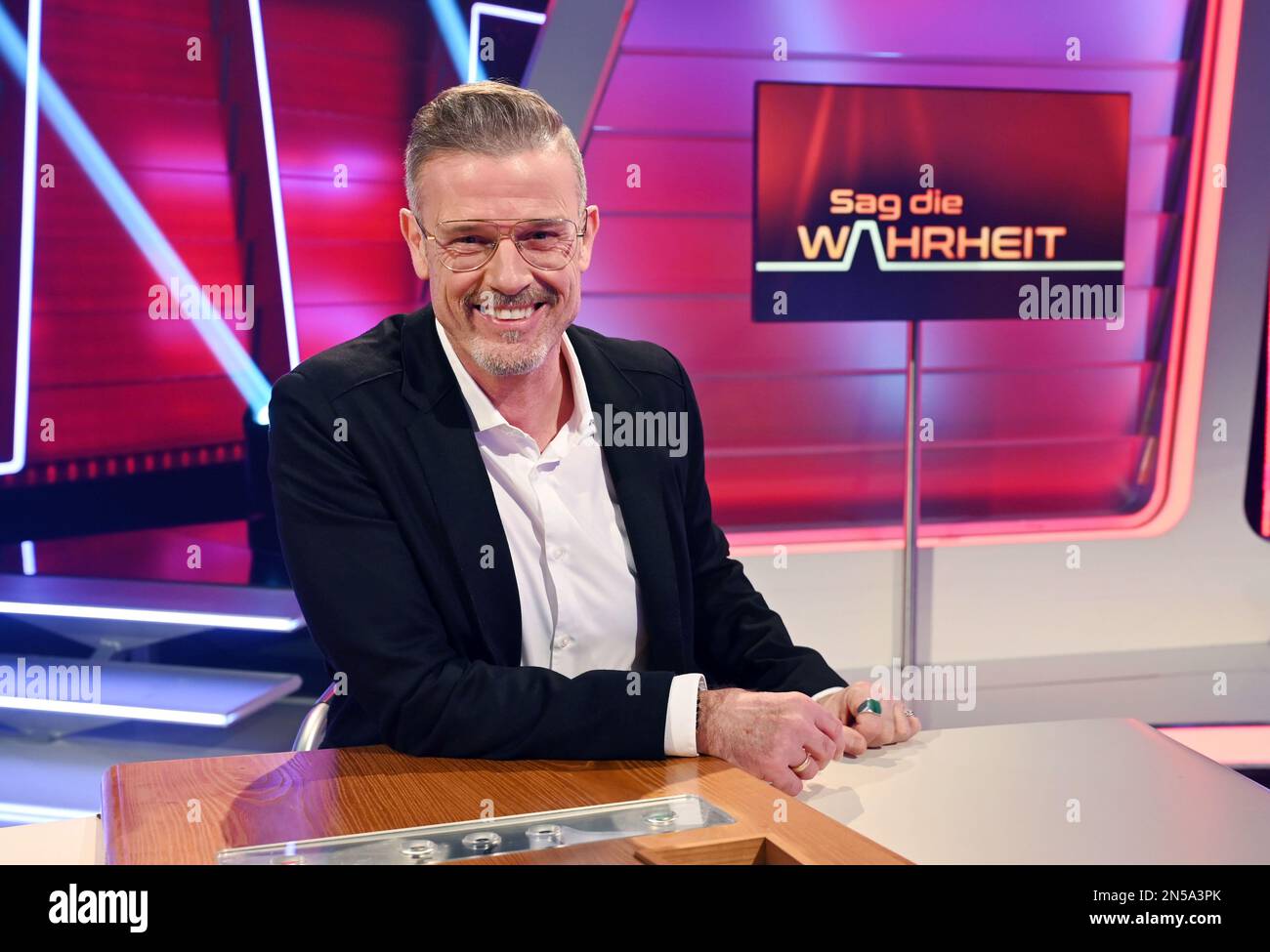 Baden Baden, Germany. 06th Feb, 2023. Michael Antwerpes, presenter of ...