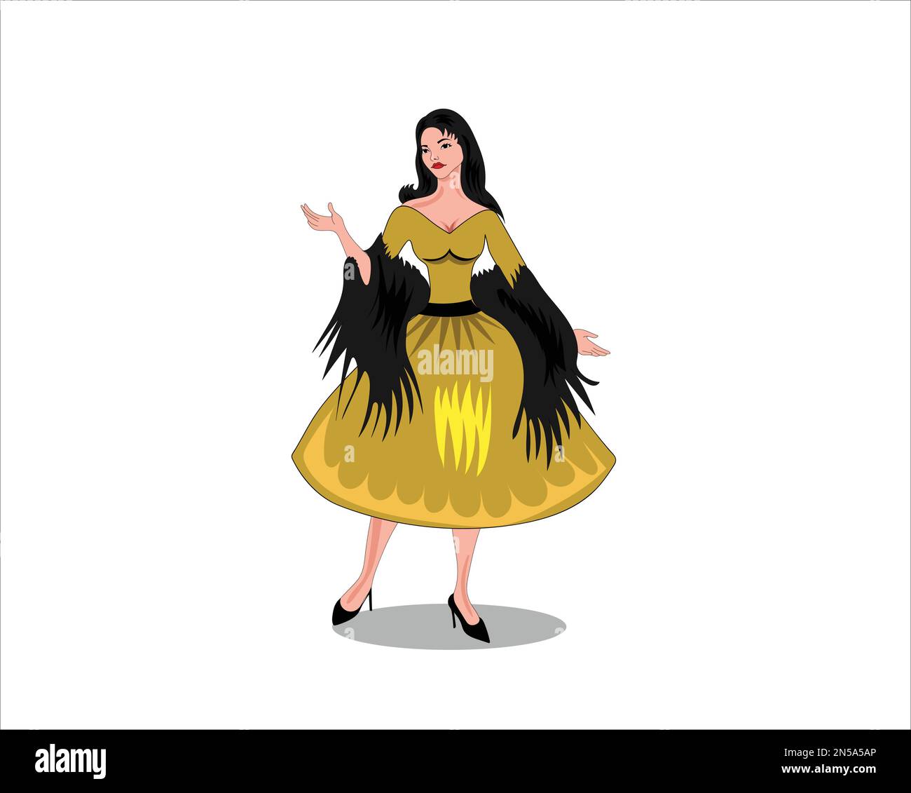 Another Fadista vector illustration on white background Stock Vector ...