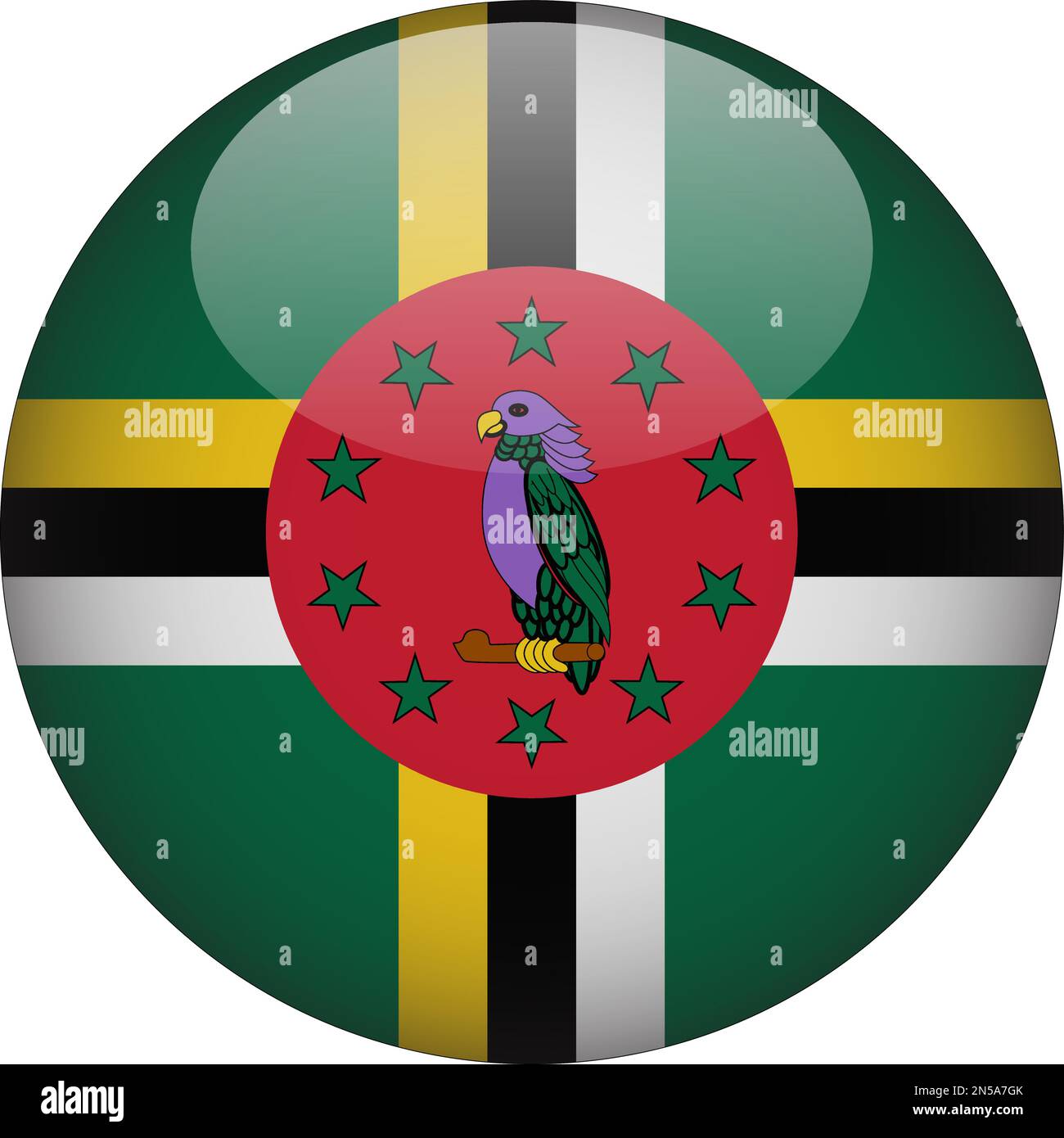 Dominica flags hi-res stock photography and images - Alamy