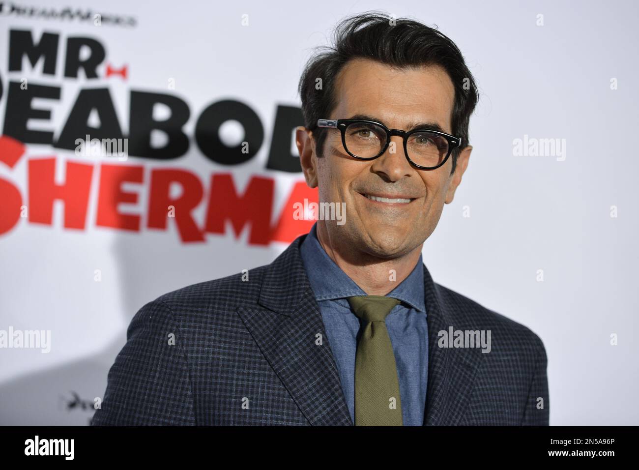 Ty Burrell arrives at the LA Premiere of "Mr. Peabody & Sherman" on ...