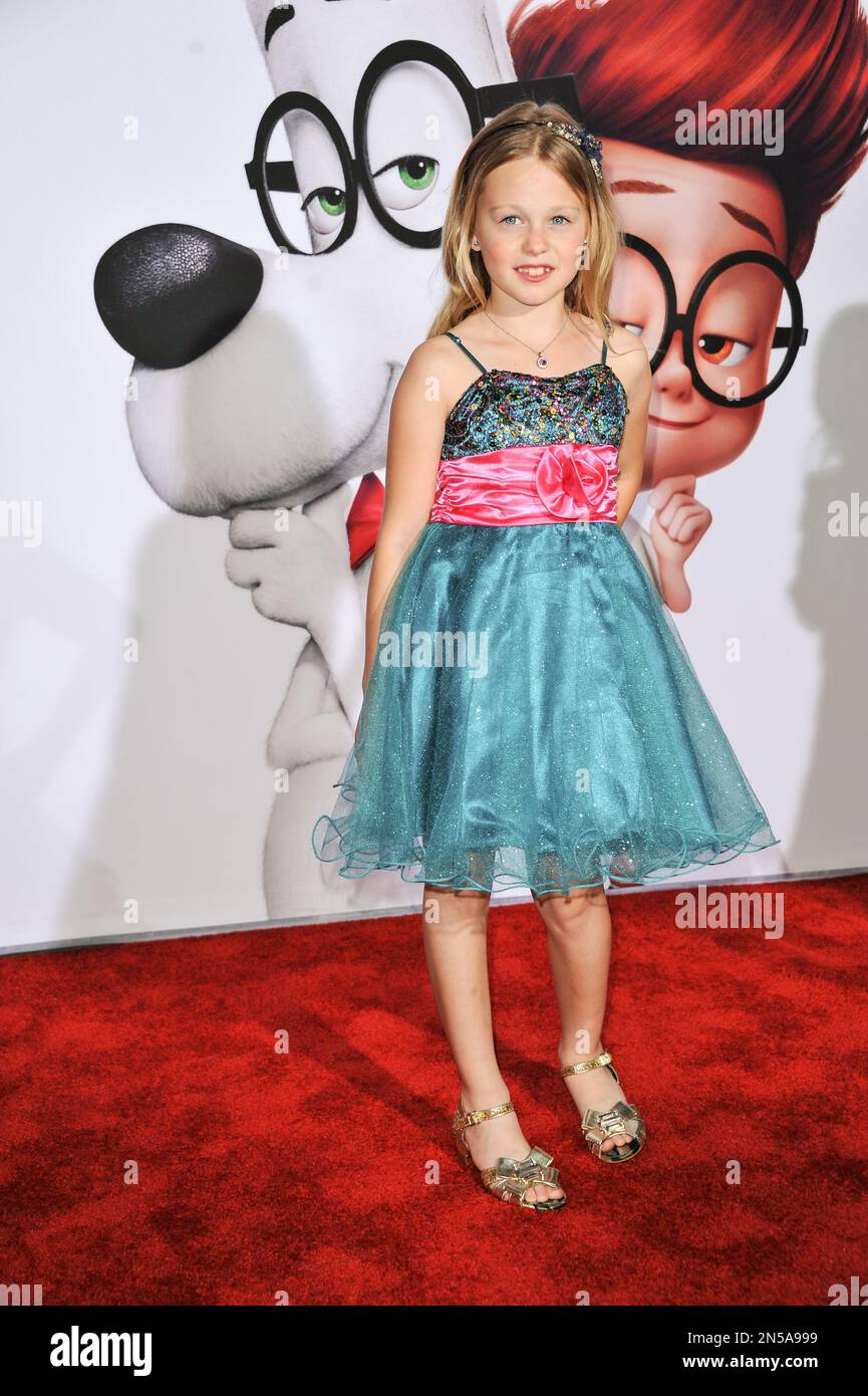 Isabella Cramp arrives at the LA Premiere of "Mr. Peabody & Sherman" on ...