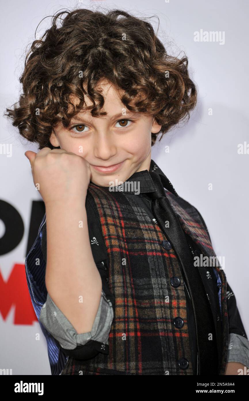 August Maturo arrives at the LA Premiere of "Mr. Peabody & Sherman" on ...