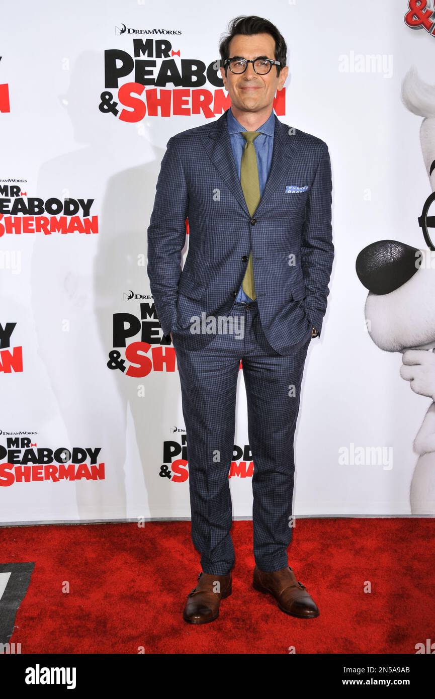 Ty Burrell arrives at the LA Premiere of "Mr. Peabody & Sherman" on ...
