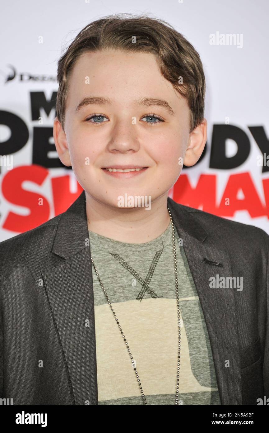 Benjamin Stockham arrives at the LA Premiere of "Mr. Peabody & Sherman ...