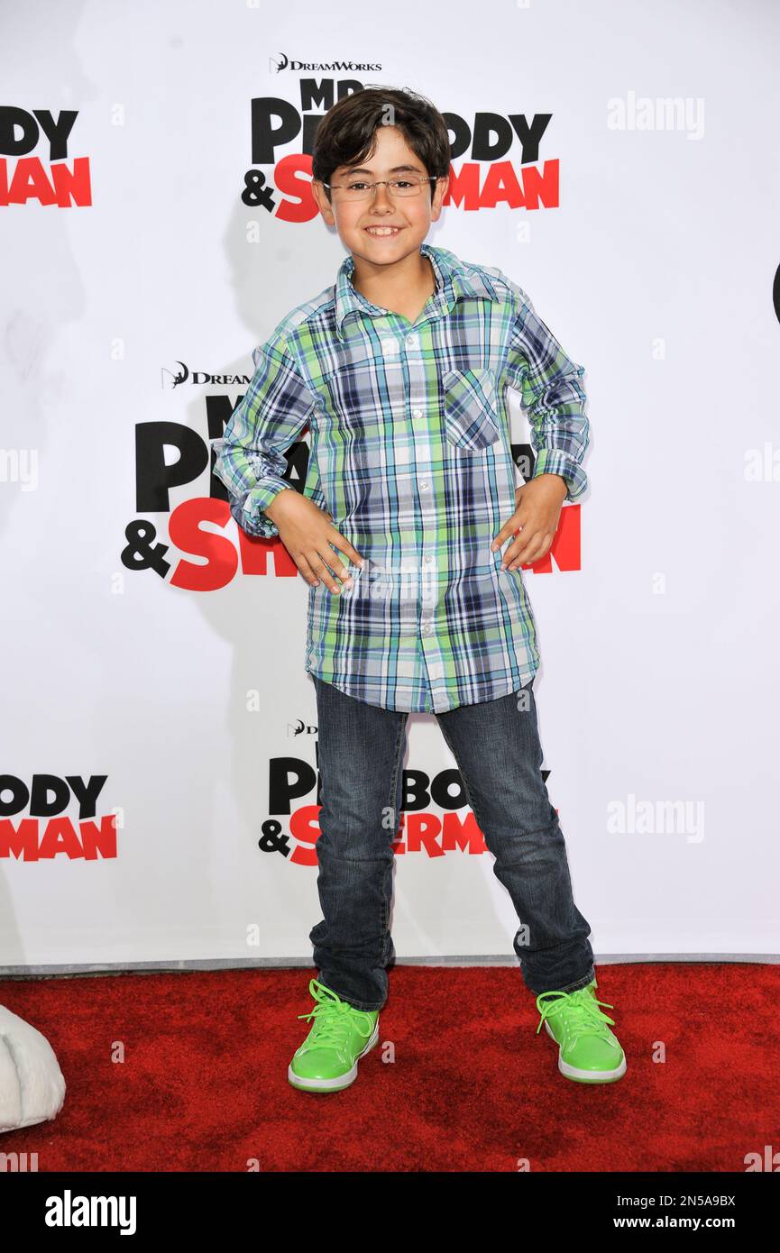 Blake Garrett Rosenthal arrives at the LA Premiere of "Mr. Peabody ...
