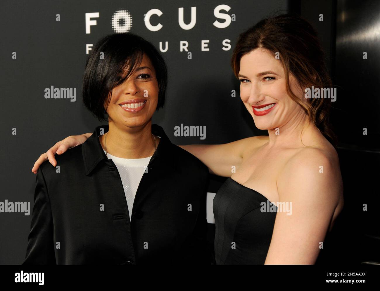 Christine Birch, left, president of marketing for Focus Features, and ...