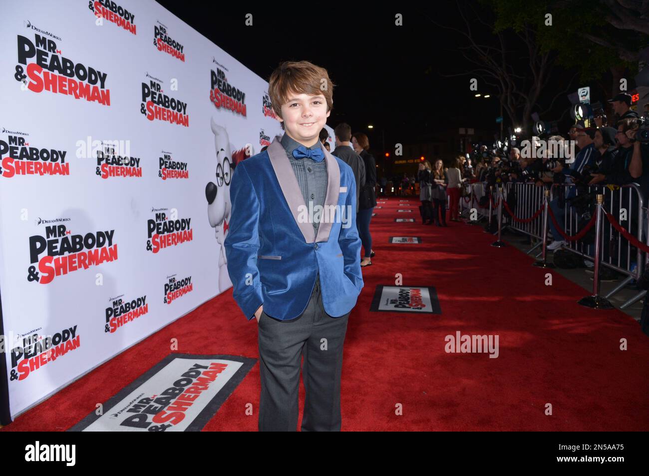 Max Charles attends the LA Premiere of "Mr. Peabody & Sherman" on ...