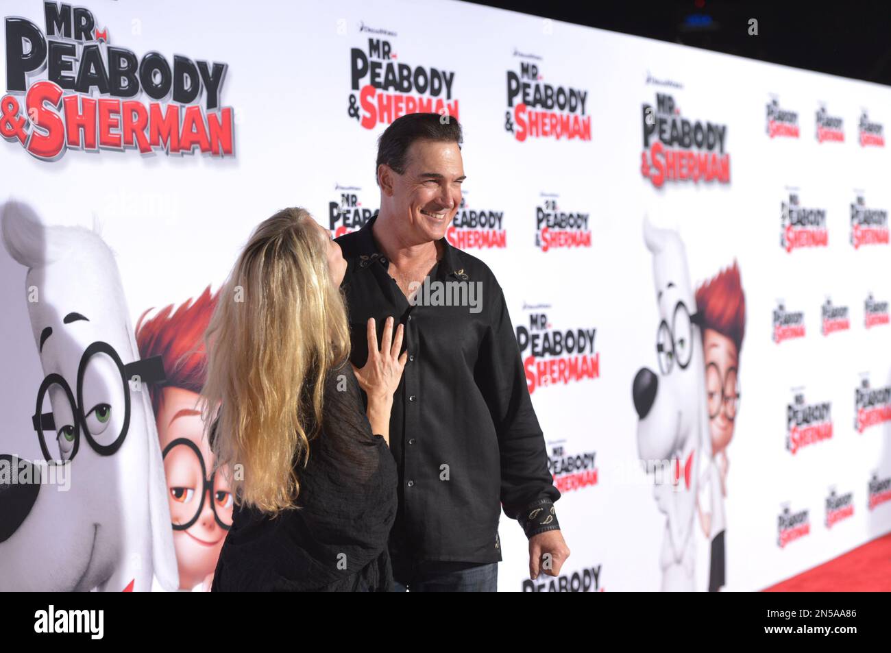 Patrick Warburton and Cathy Jennings attend the LA Premiere of "Mr ...