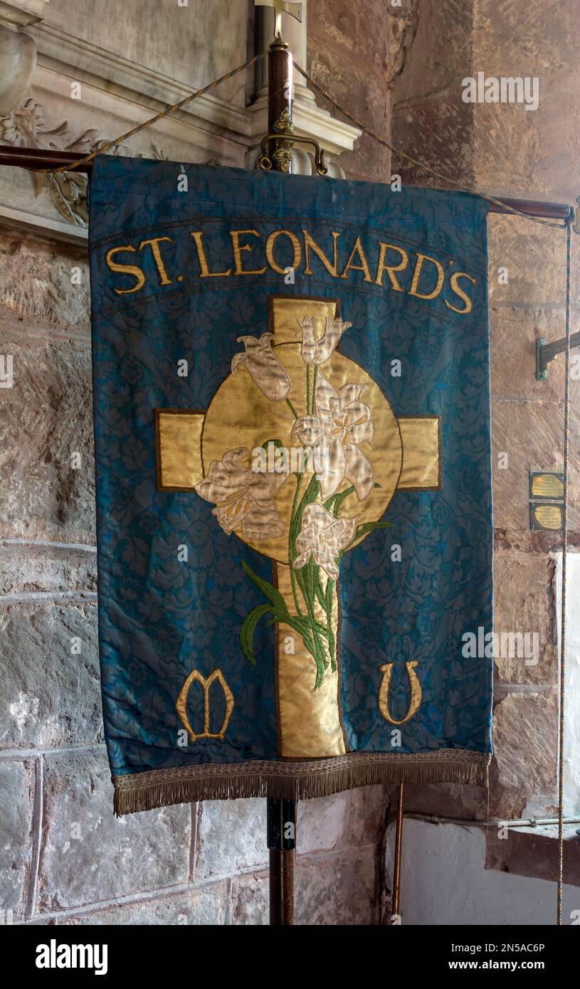 Mothers Union banner, St. Leonard`s Church, Ryton-on-Dunsmore ...