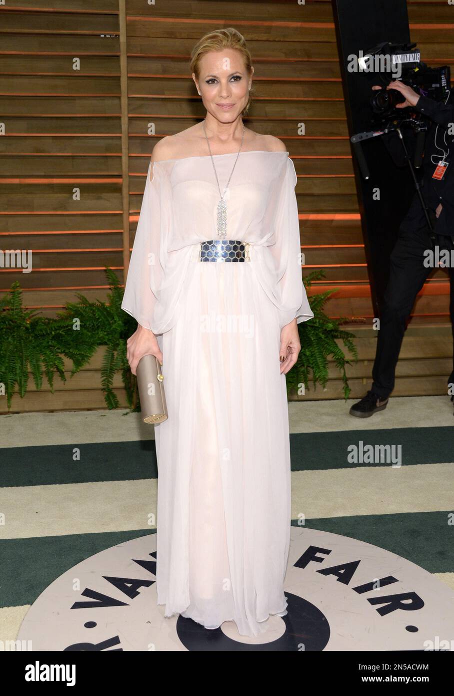 Maria Bello attends the 2014 Vanity Fair Oscar Party on Sunday, March 2 ...