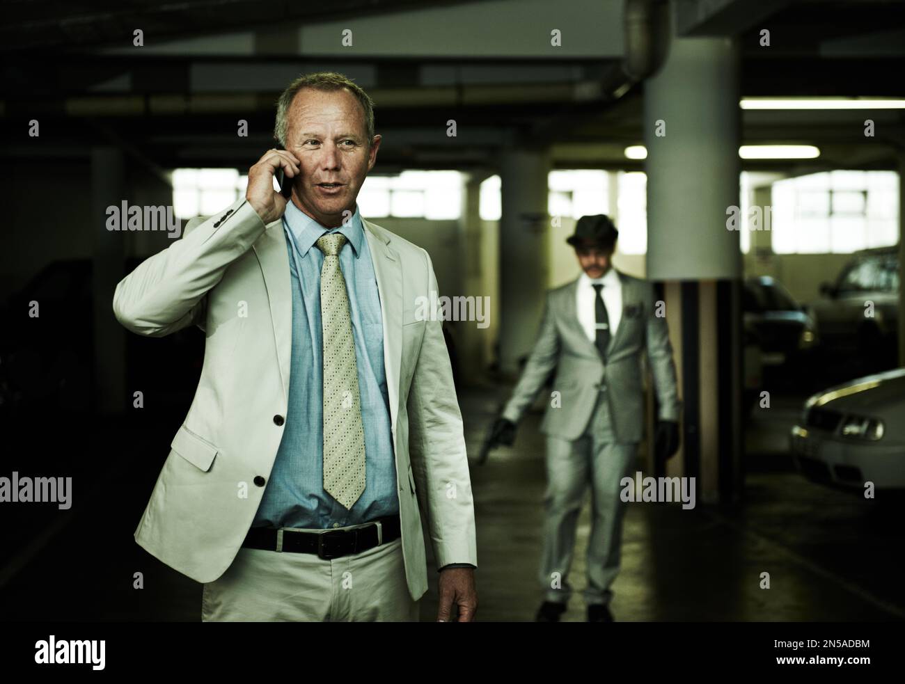 Too busy to notice his lifes about to change. An oblivious businessman ...