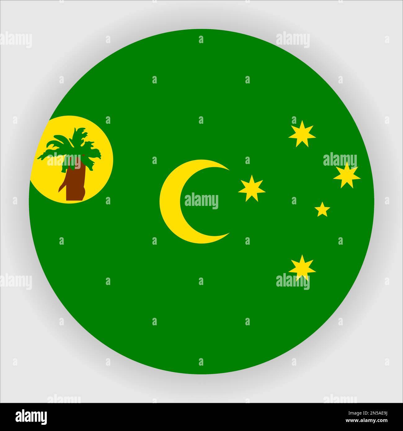 Map of cocos islands hi-res stock photography and images - Alamy