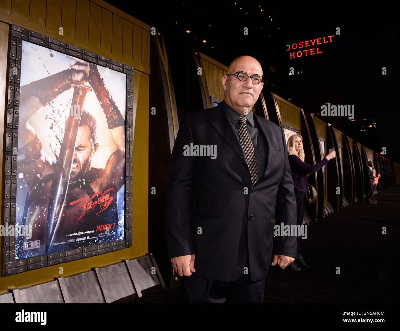 Actor Igal Naor attends the premiere for the feature film "300: Rise of ...