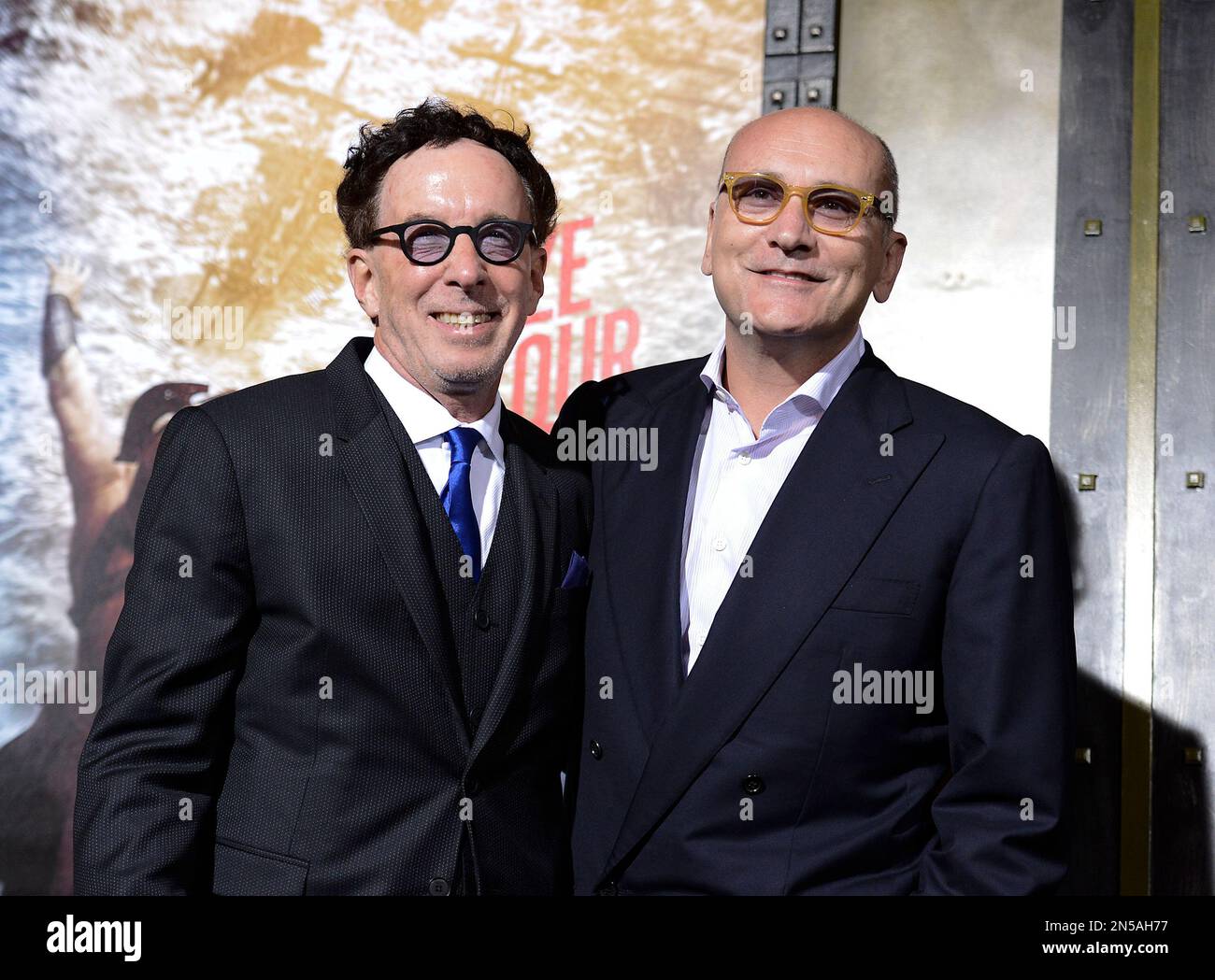 Producer Mark Canton, left, and producer Gianni Nunnari attend the ...