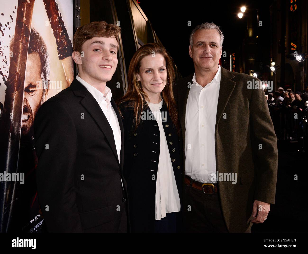 Writer Melisa Wallack, center, producer Bernie Goldmann, right attend ...