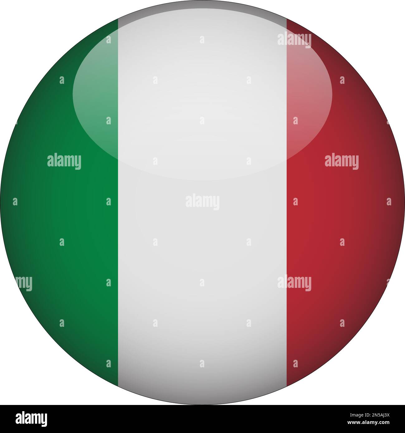 3d map illustration italy flag Stock Vector Images - Alamy