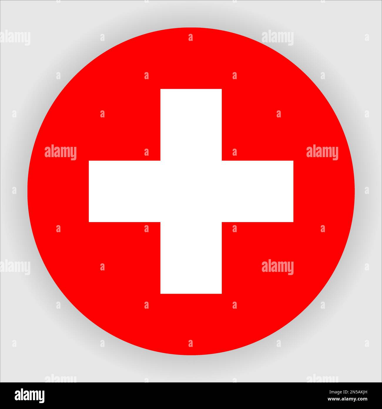 Switzerland map and square flag Stock Vector Images - Alamy