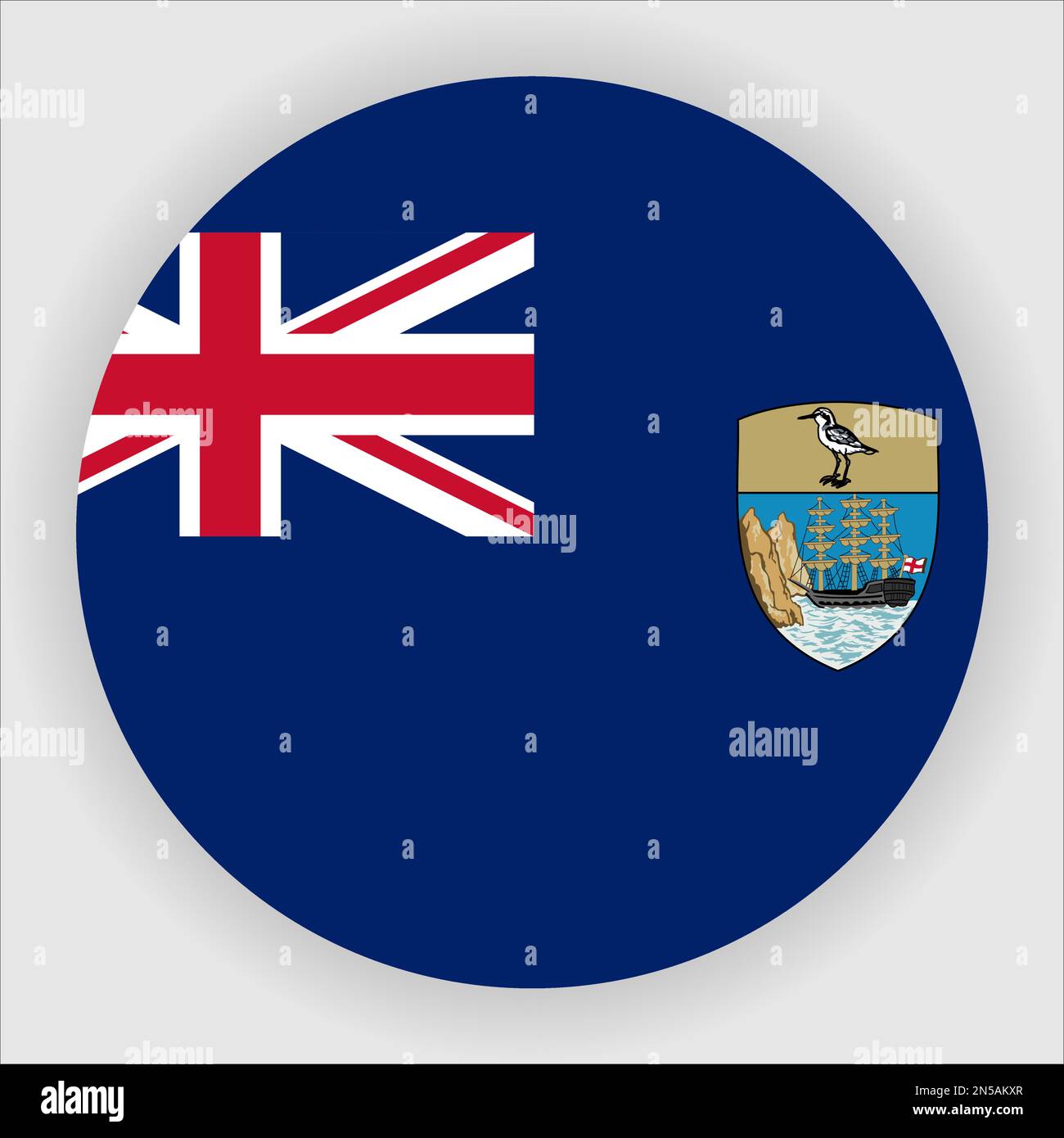 Saint helena map hi-res stock photography and images - Alamy