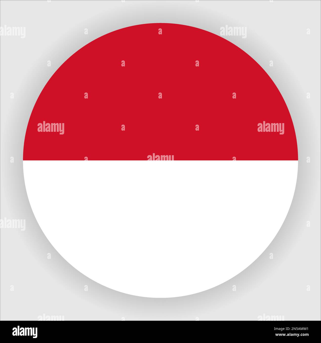 Indonesia Flat Rounded Flag Icon Button Vector Stock Vector Image & Art - Alamy