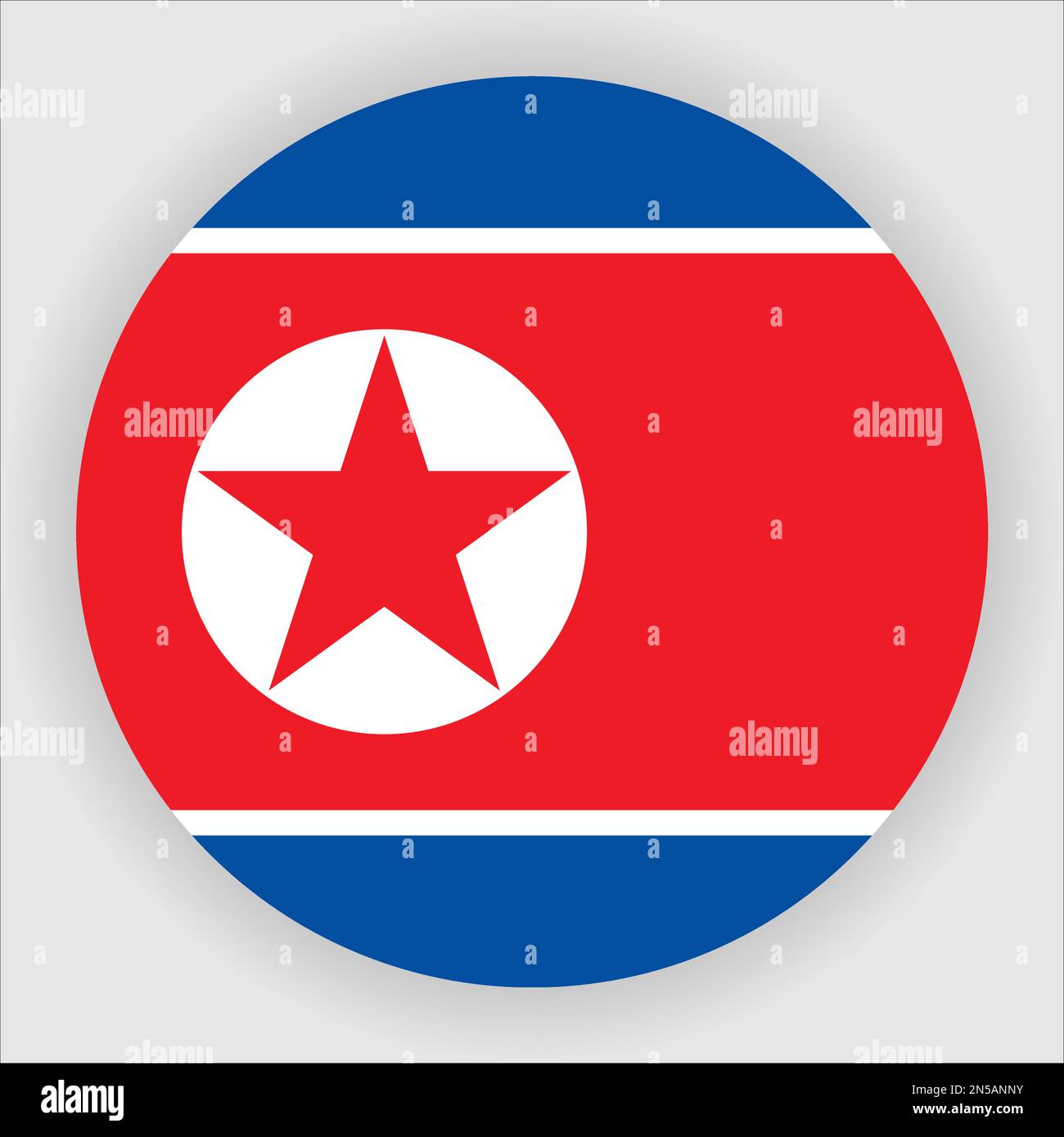 North korea flag illustrations hi-res stock photography and images - Alamy