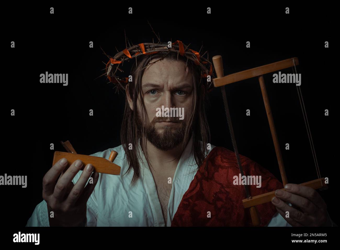 Christ with a crown hi-res stock photography and images - Alamy