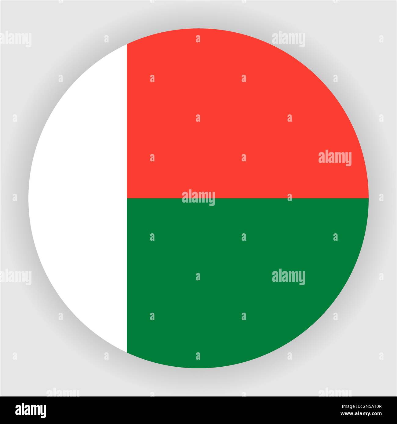 Madagascar Flat Rounded Flag Icon Button Vector Stock Vector Image & Art - Alamy