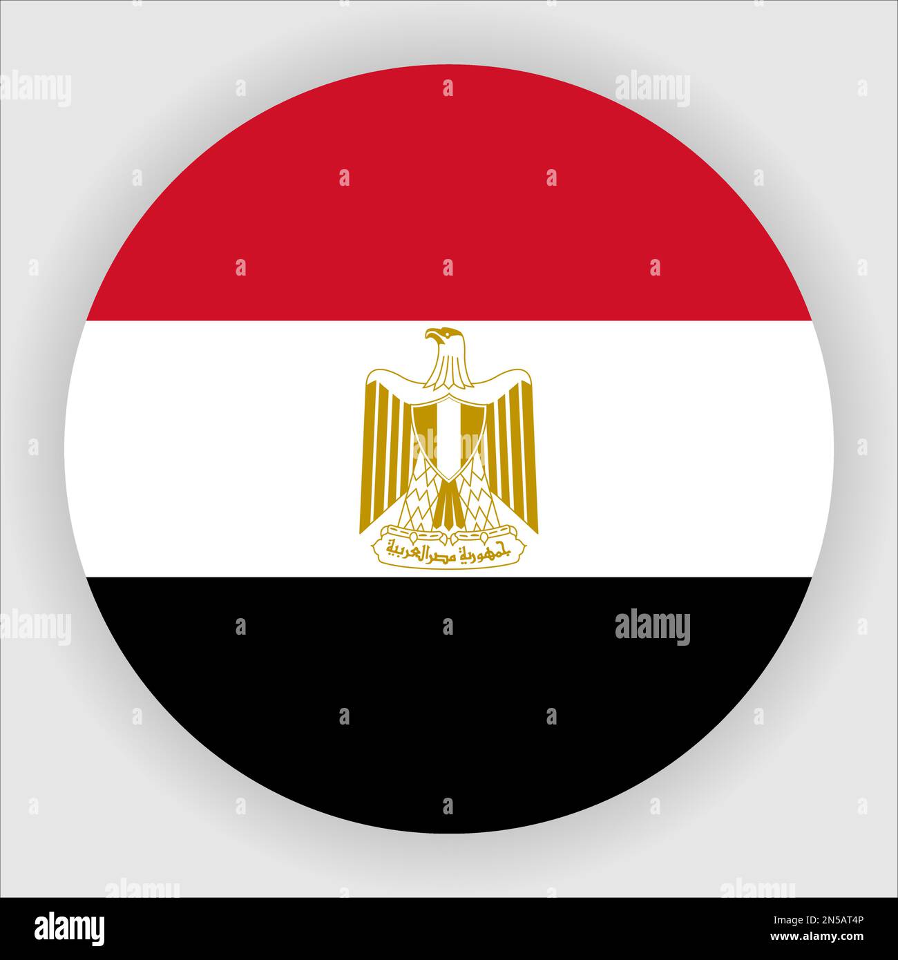 Egypt Flat Rounded Flag Icon Button Vector Stock Vector Image & Art - Alamy