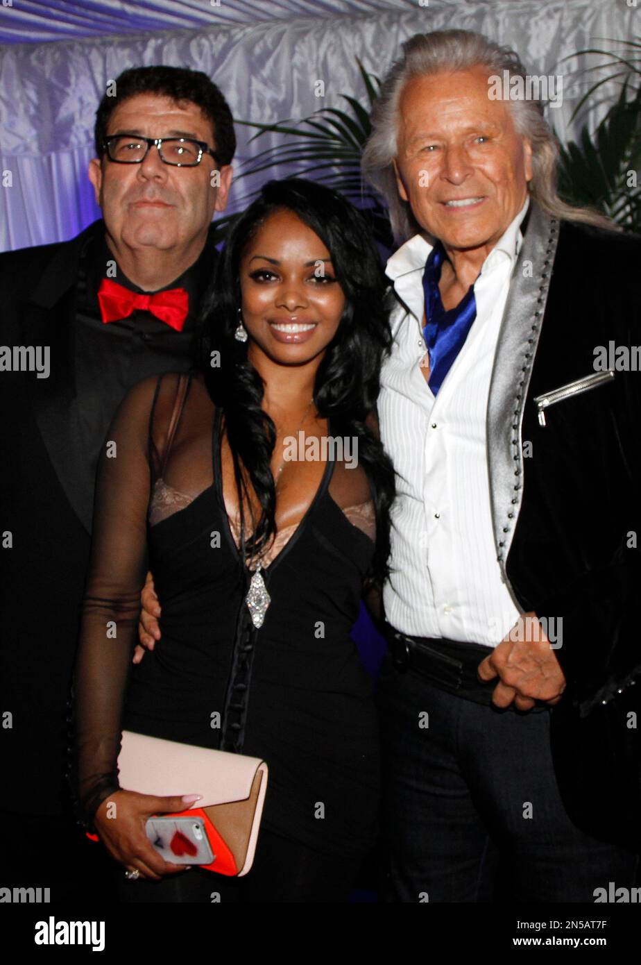 Victorino Noval, Bianca Fairchild and Peter Nygard seen at Fame and ...