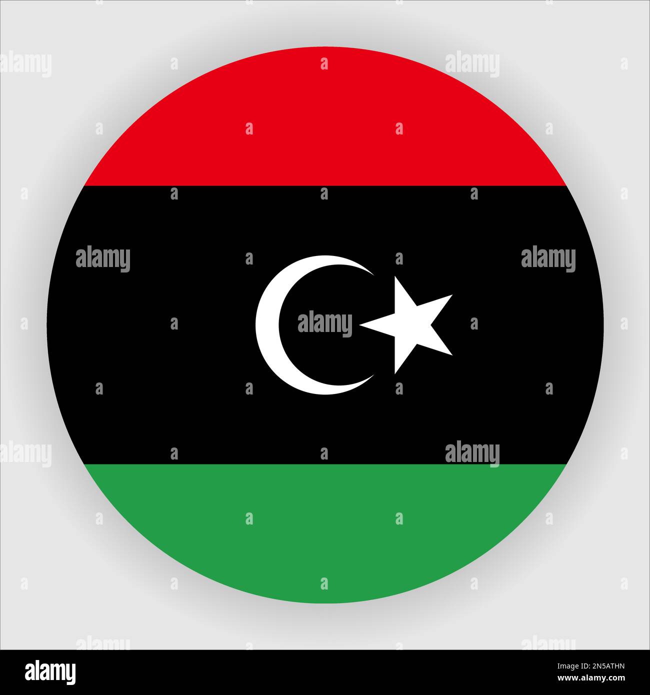 Libya flag illustrations Stock Vector Images - Alamy