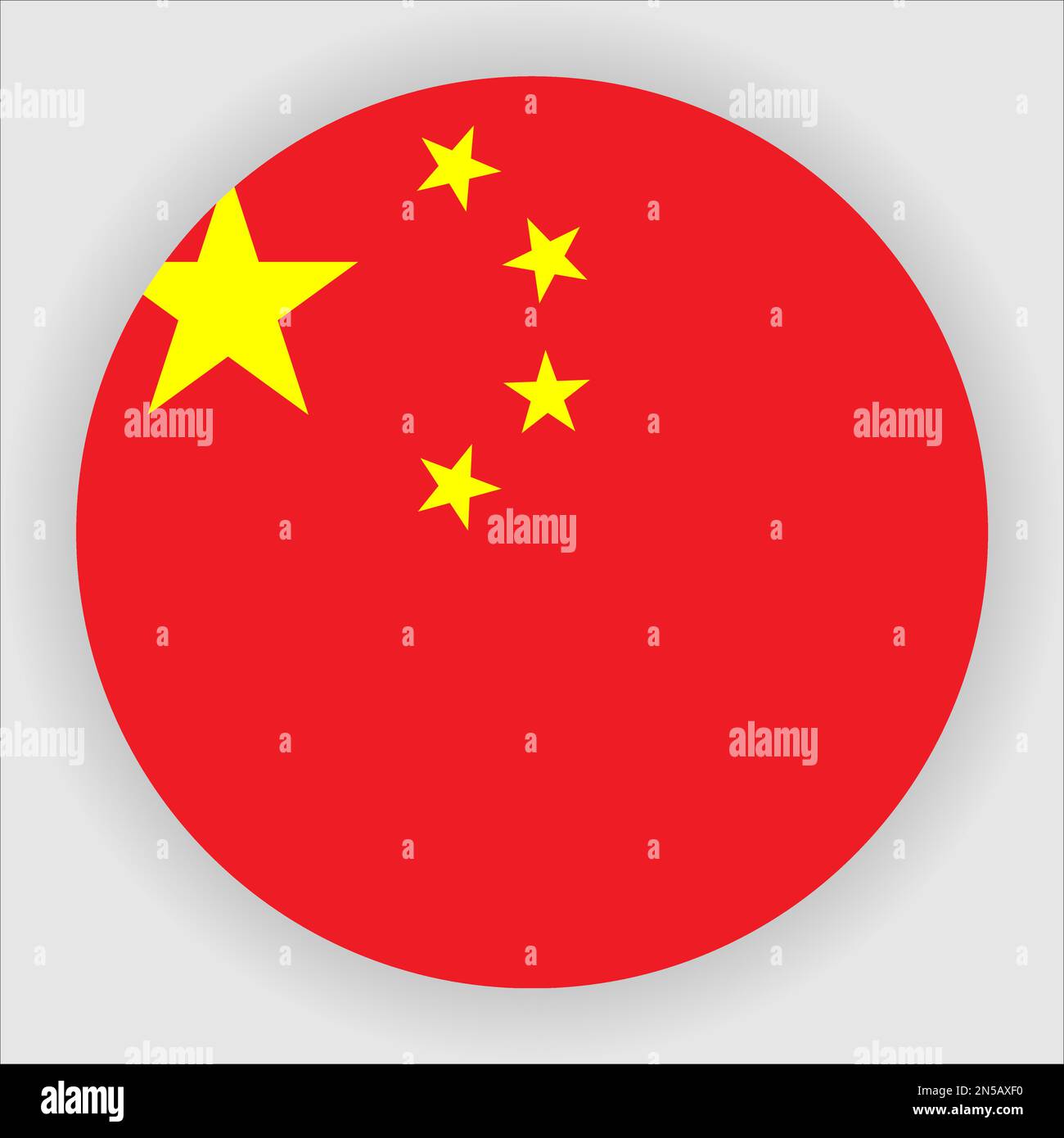 China Flat Rounded Flag Icon Button Vector Stock Vector Image & Art - Alamy