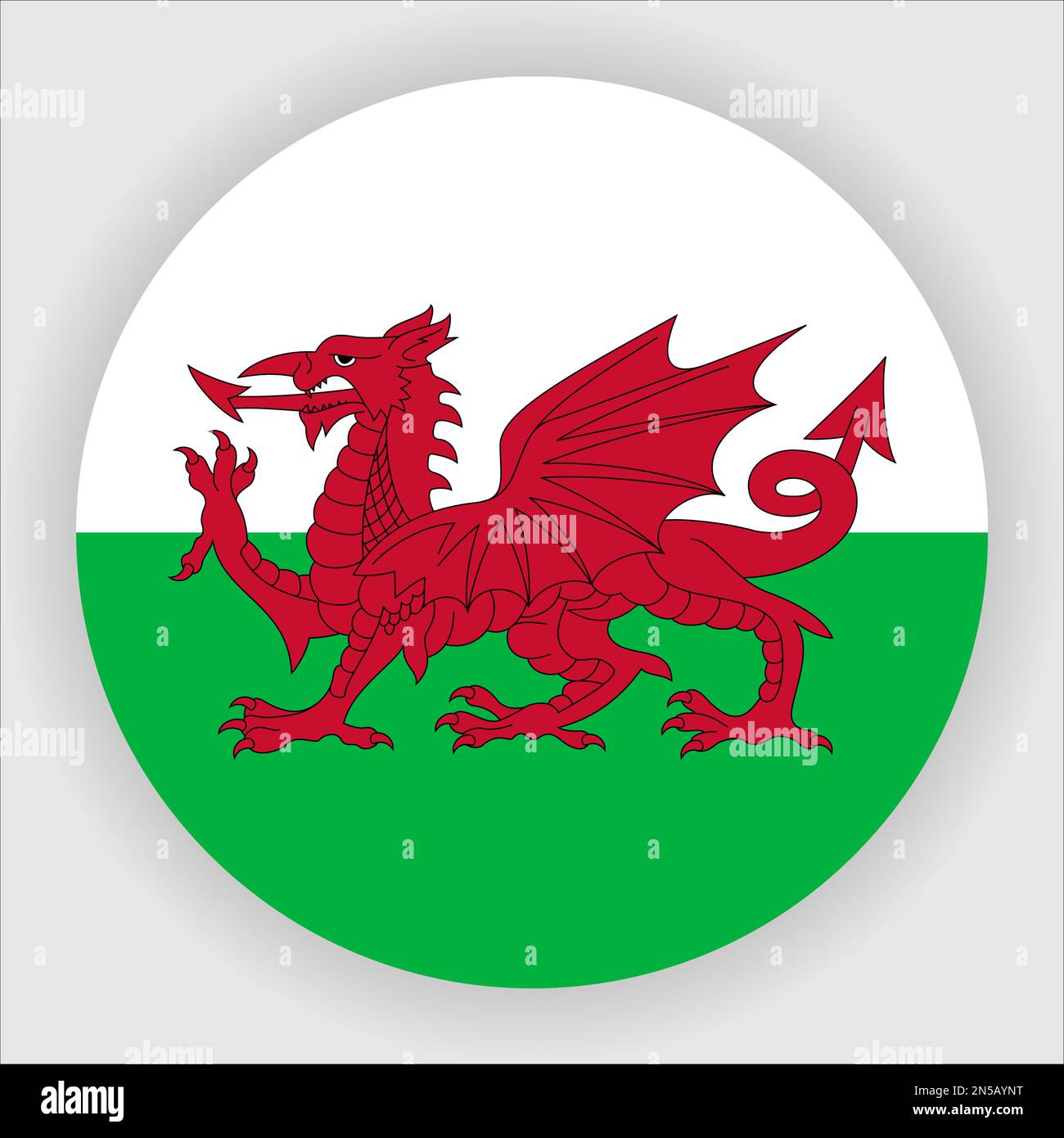 Wales 3d flag Stock Vector Images - Alamy