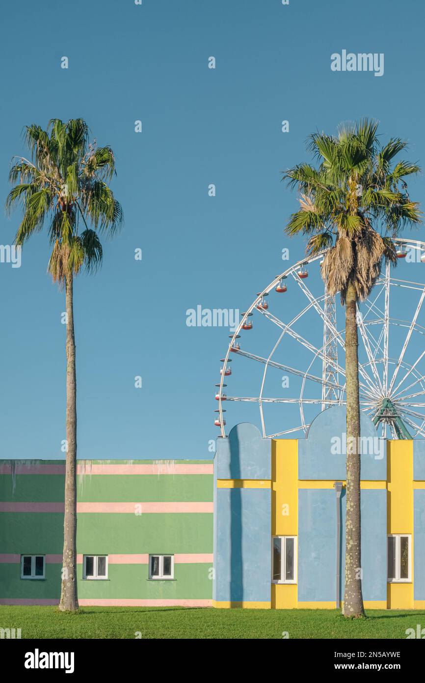 Architecture building color colorful exterior concept design detail ...