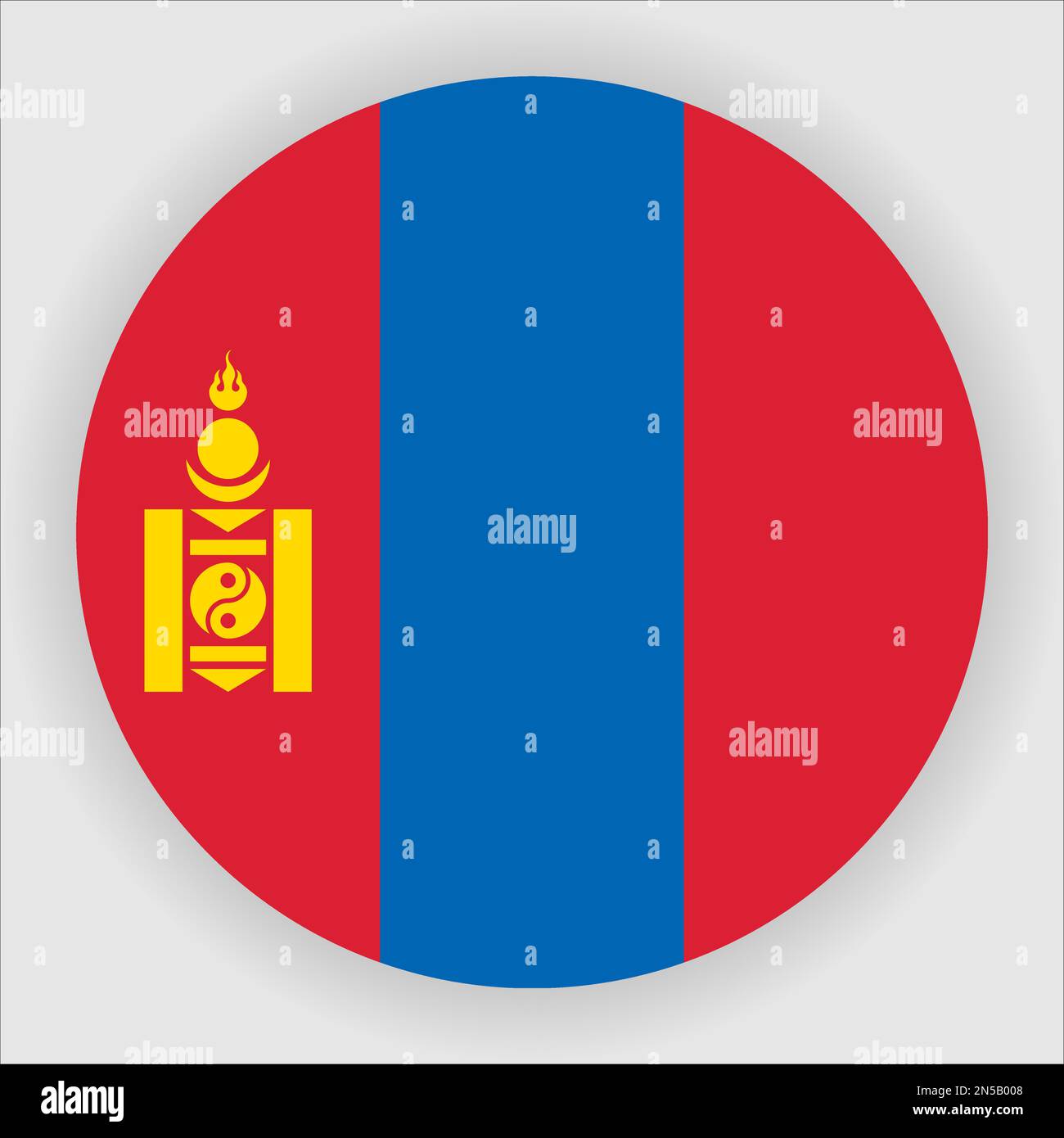 Mongolia Flat Rounded Flag Icon Button Vector Stock Vector Image & Art - Alamy