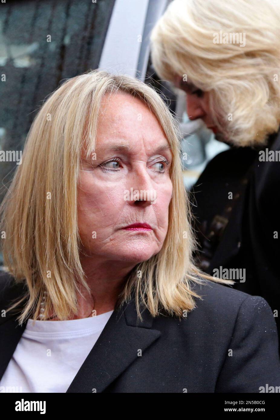 June Steenkamp, the mother of as Reeva Steenkamp, arrives at the high ...