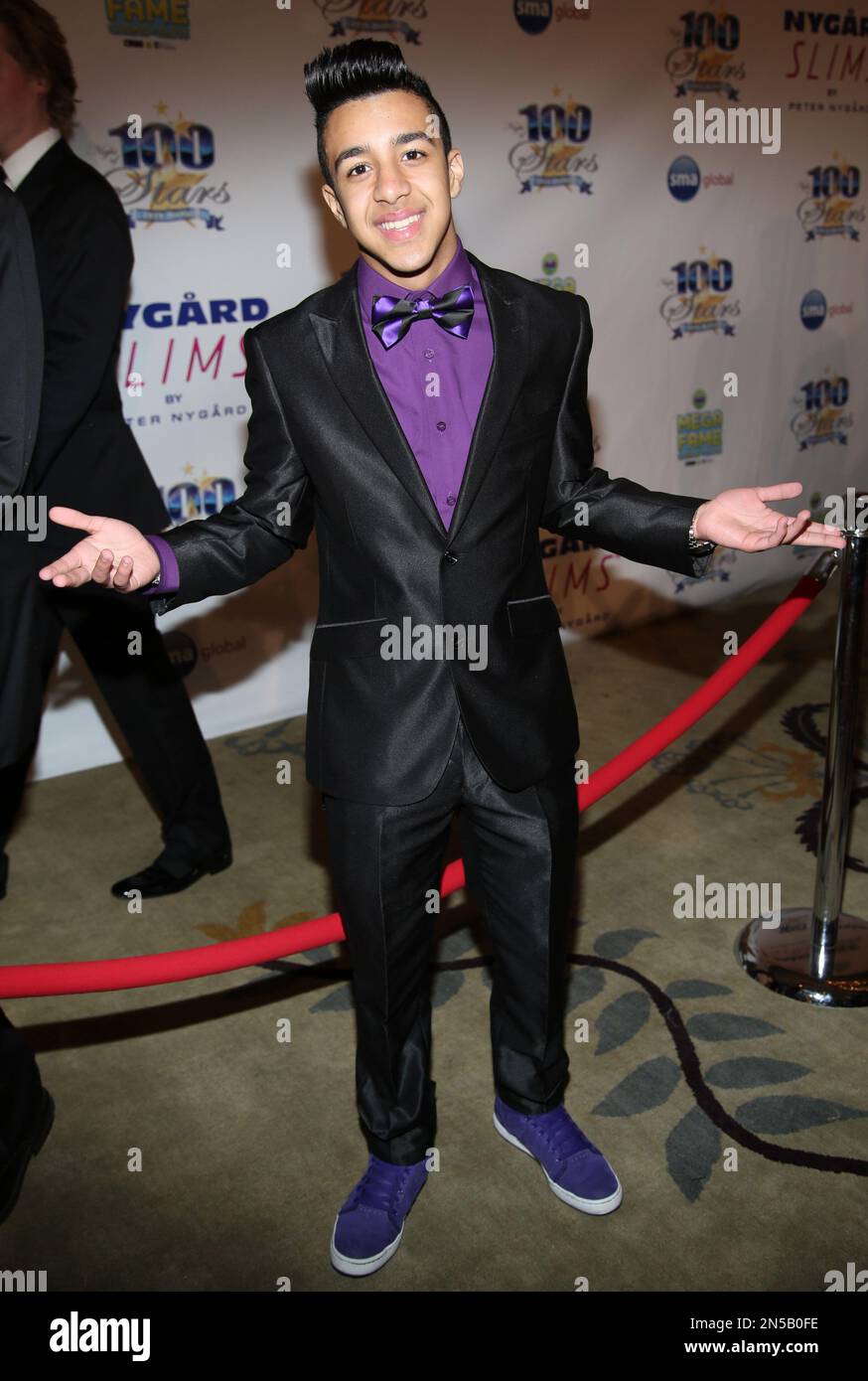 Miguelito arrives at the 24th Night of 100 Stars Oscars Viewing Gala at ...