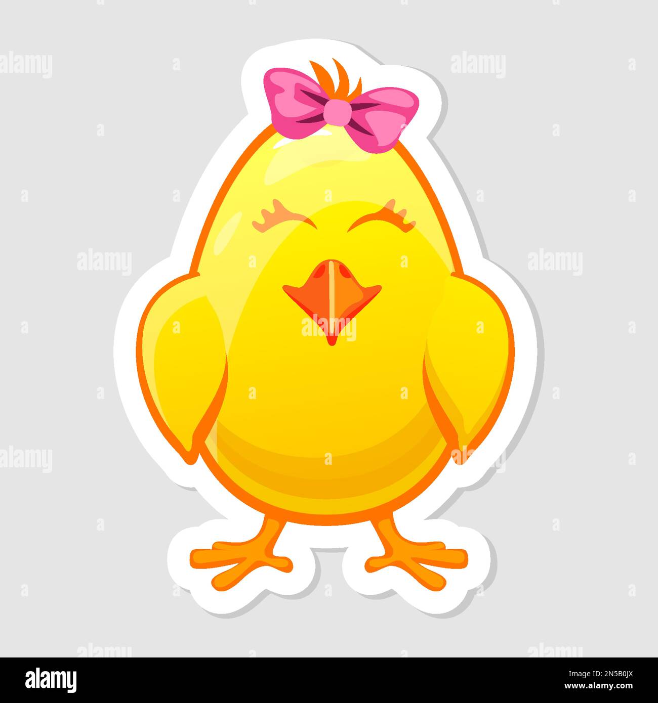 Chick sticker hi-res stock photography and images - Alamy